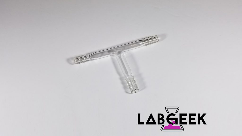 10mm Glass T Connecting Tube - LabGeek