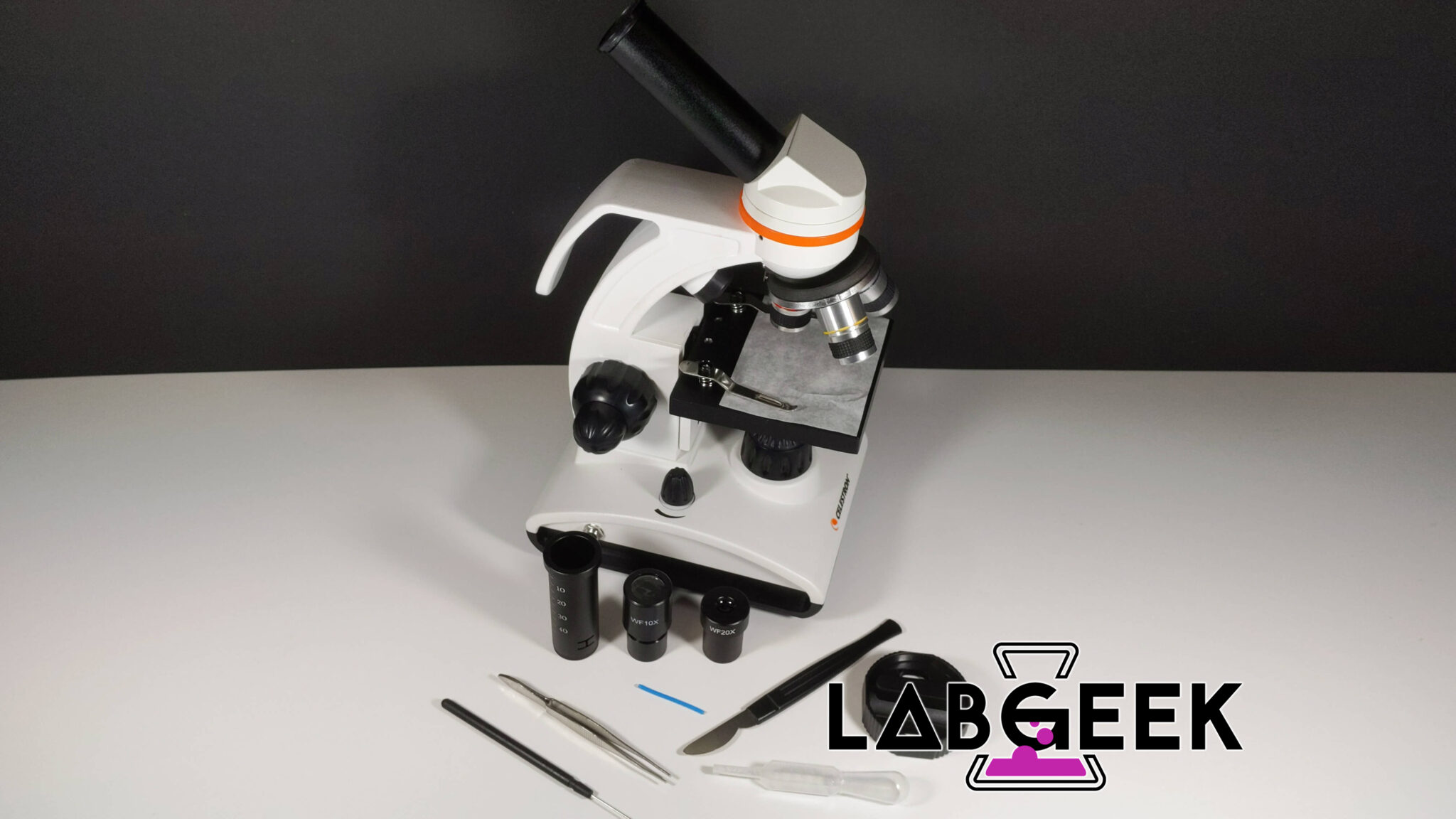 Optical Microscope Set (up to 1600x) - LabGeek