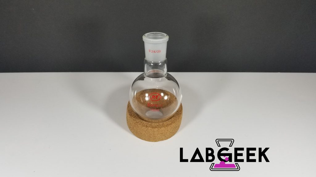 Round Bottom Flask, Borosilicate, Ground Glass Joint - LabGeek
