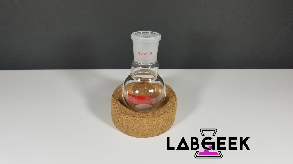 Round Bottom Flask, Borosilicate, Ground Glass Joint - LabGeek