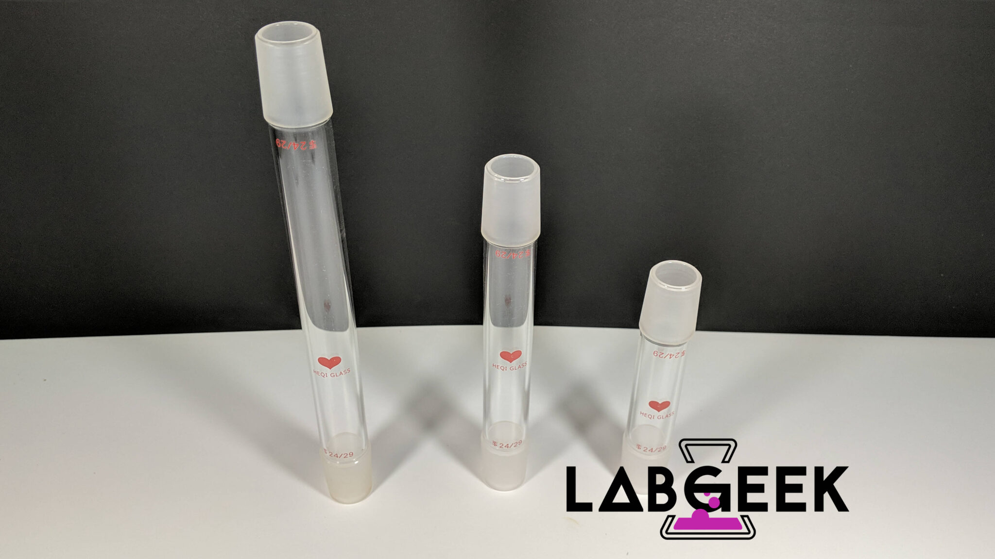Straight Glass Connecting Tube (inner-inner) - LabGeek